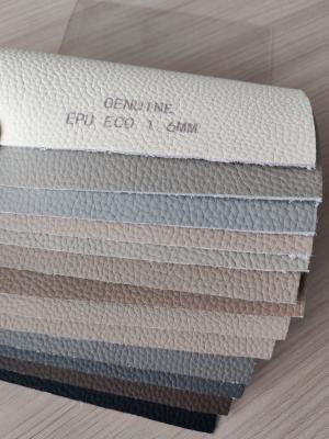 China Genuine EPU Eco Faux Leather 1.6mm Hydrolysis Resistance Abrasion Resistant for sale