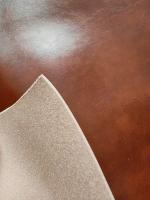 China Premium Micro Fiber Classic Oil Shine Leather 1.4mm Skin Friendly Upholstery for sale
