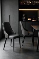 China 1.4mm Thickness Knit Built Pattern PVC Leather with Customizable Color for Classic Style Furniture for sale