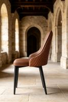 China 1.4mm Thickness Knit Built Pattern PVC Leather with Customizable Color for Classic Style Furniture for sale