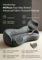 China 1.2mm 4 Way Elastic Synthetic Leather BI-ELASTIC Fabric for Irregular-Shaped Furniture for sale
