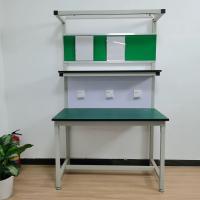 China Adjustable ESD Workbench Light Grey Anti Static Workbench Suitable for Electronics Testing Repair and Assembly Applications for sale