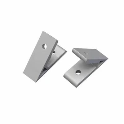 China 45° Extruded Aluminum Corner Bracket 6060 8080 9090 Industrial Aluminum Profile Frame Fastening Accessories Angle Connector for sale