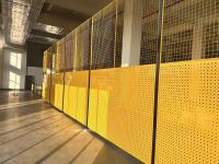 China Hot Selling Warehouse Fence Workshop Isolation Net Partition Metal Network Welded Steel Wire Mesh Netting for sale