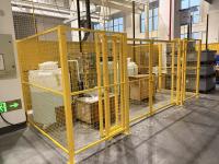 China Hot Selling Warehouse Fence Workshop Isolation Net Partition Metal Network Welded Steel Wire Mesh Netting for sale