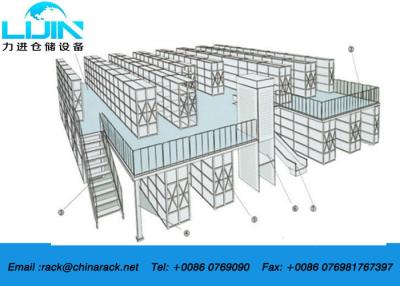 China Multi Tire Rack Supported Mezzanine For Space Saving Corrosion Resistance for sale
