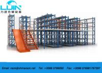 China Heavy Duty Rack Supported Mezzanine , Multi Level Cold Steel Pallet Racks for sale