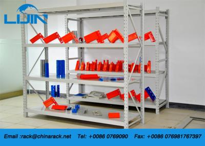 China Powder Coated Finish Industrial Steel Shelving 50-300 Kg / Beam Level for sale