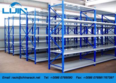 China Space Saving Industrial Light Duty Racking 1500 - 3000mm Height 350 - 600mm Depth for sale