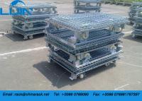 China Foldable Galvanized Wire Mesh Cages Powder Coated Finish Anti Corrosive for sale
