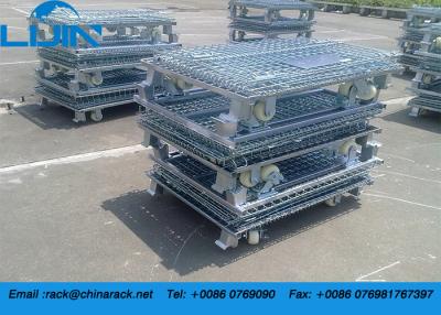 China Foldable Galvanized Wire Mesh Cages Powder Coated Finish Anti Corrosive for sale