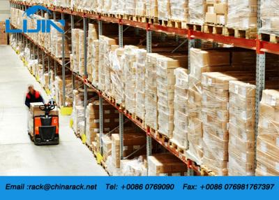China Space Saving Metal Shelving Racks , Custom Size Industrial Heavy Duty Racking for sale