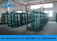 China 3 Drawers Mold Storage Racks With Powder Coated Finish Blue Color Easy To Operate for sale