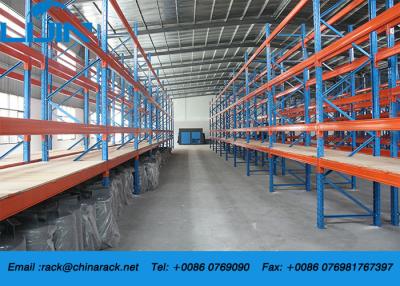 China Corrosion Protection Steel Rack Storage , Metal Pallet Racks With Plywood Board for sale