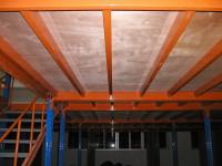 China Plywood Board Rack Supported Mezzanine Customized Size Metal Frame for sale