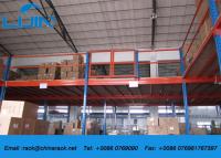 China Customized Metal Industrial Mezzanine Floors Racking System Powder Coated for sale