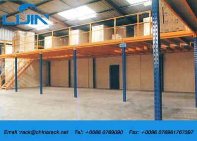 China Metal Frame Structural Mezzanine Floors Platform For Industrial Warehouse for sale
