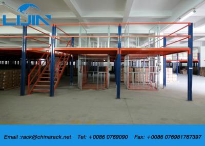 China Conveninet Storage Industrial Mezzanine Floors 500kg - 1000kg Per Square for sale