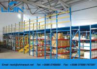China Orange , blue metal Rack Supported Mezzanine System Powder Coated Finish for sale