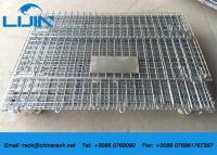 China Workshop Metal Shelf Wire Mesh Storage Cages  Easy To Inventory for sale