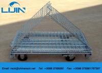 China Industrial Steel Mesh Storage Cages , 1200 * 1000 * 890mm Wire Security Cage for sale