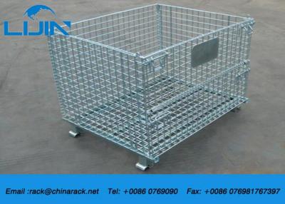 China Workshop Metal Shelf Wire Mesh Storage Cages  Easy To Inventory for sale