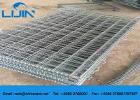 China Stackable Detachable Wire Mesh Storage Cages , 50 * 50 Grinding Metal Storage Cage for sale