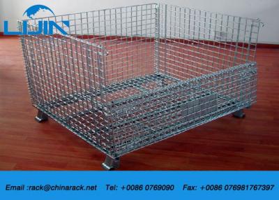 China Steel Structure Wire Mesh Cages 4.8 - 6.0mm Guage SGS Certification for sale