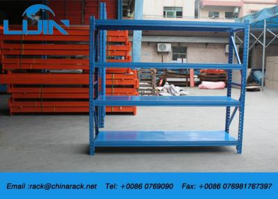 China Workshop Adjustable Metal Warehouse Shelving , 300kg / Level Metal Shelving Racks for sale