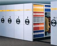 China Compact Movable Shelving moving filing cabinet used as book shelf for sale
