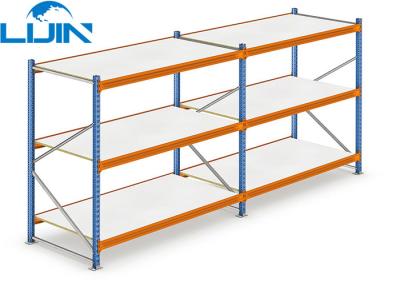 China Warehouse Commercial Shelving System , Butterfly Hole Steel Storage Shelves for sale