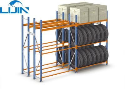 China Material Stock Heavy Duty Storage Racks Steel / Wood Shelves Convenient Stock for sale
