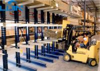 China Double Sided Cantilever Shelving , Flagstaff Cantilever Pallet Racking for sale