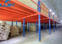China 2 Levels Industrial Storage Rack Steel / Plywood Flooring Custom Size for sale