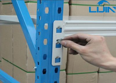 China Medium Duty Warehouse Shelving Racks , High Density Steel Warehouse Storage Shelves for sale