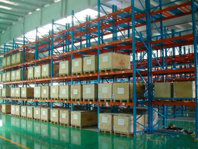 China Orange Heavy Duty Storage Racks High Grade Cold Rolled Steel Material for sale