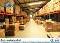 China Q235 B Steel  Industrial Storage Racks  ,  Heavy Duty Metal Pallet Shelf for sale