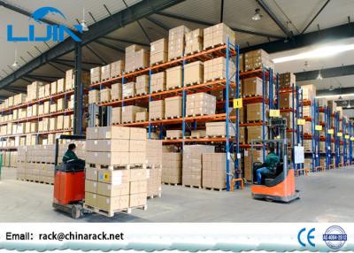 China Multi Functional Warehouse Storage Racks , Powder Coated Metal Pallet Rack for sale