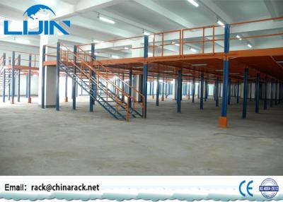 China Strong Load Capacity Industrial Mezzanine Floors , Steel Structure Platform Metal Storage Rack for sale