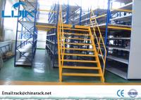 China Durable Steel Board Warehouse Mezzanine Floors , AS4084 Mezzanine Pallet Racking for sale