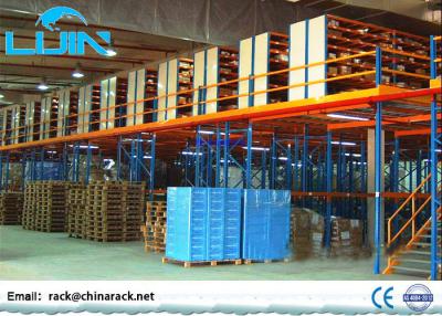 China Metal Rack Supported Mezzanine Anti Corrosion Material Various Size Optinal for sale