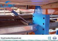 China Custom Lumber Bulk Storage Racks , Roll Steel Cantilever Warehouse Racks for sale