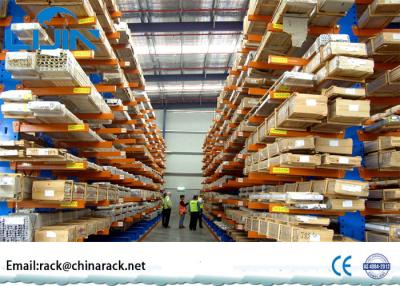 China Industrial Industrial Metal Racks , Warehouse Cold Roll Steel King Cantilever Rack for sale