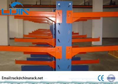 China Rigid Cantilever Lumber Storage Racks Q235B Corrosion Protection Material for sale