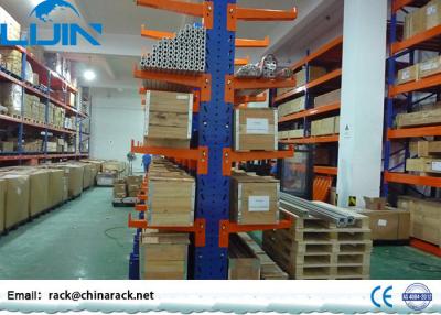 China Heavy Duty Cantilever Warehouse Racks , Adjustable Q235B Steel Cantilever Racking for sale