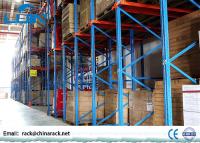 China High Density Steel Drive In Pallet Rack Shelving For Storage Corrosion Protection for sale