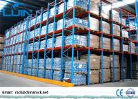China Industrial Forklift Drive In Pallet Rack 1-3 Ton / Layer Optional Color for sale