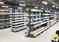 China ISO9001 Cantilever Storage Racks Powder Coated Finish Customized Size for sale