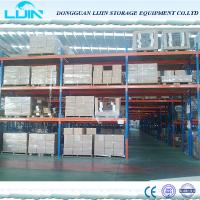 China Cargo Storage Heavy Duty Pallet Racks , Customized Industrial Metal Shelving for sale