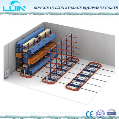 China Warehouse Cantilever Pallet Racking , Selective Size Cantilever Steel Rack for sale